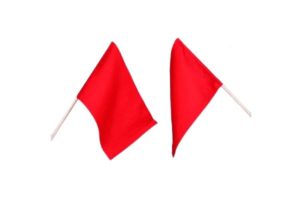 FLAGS RED HAZARD ROAD SIDE – SafetyMate